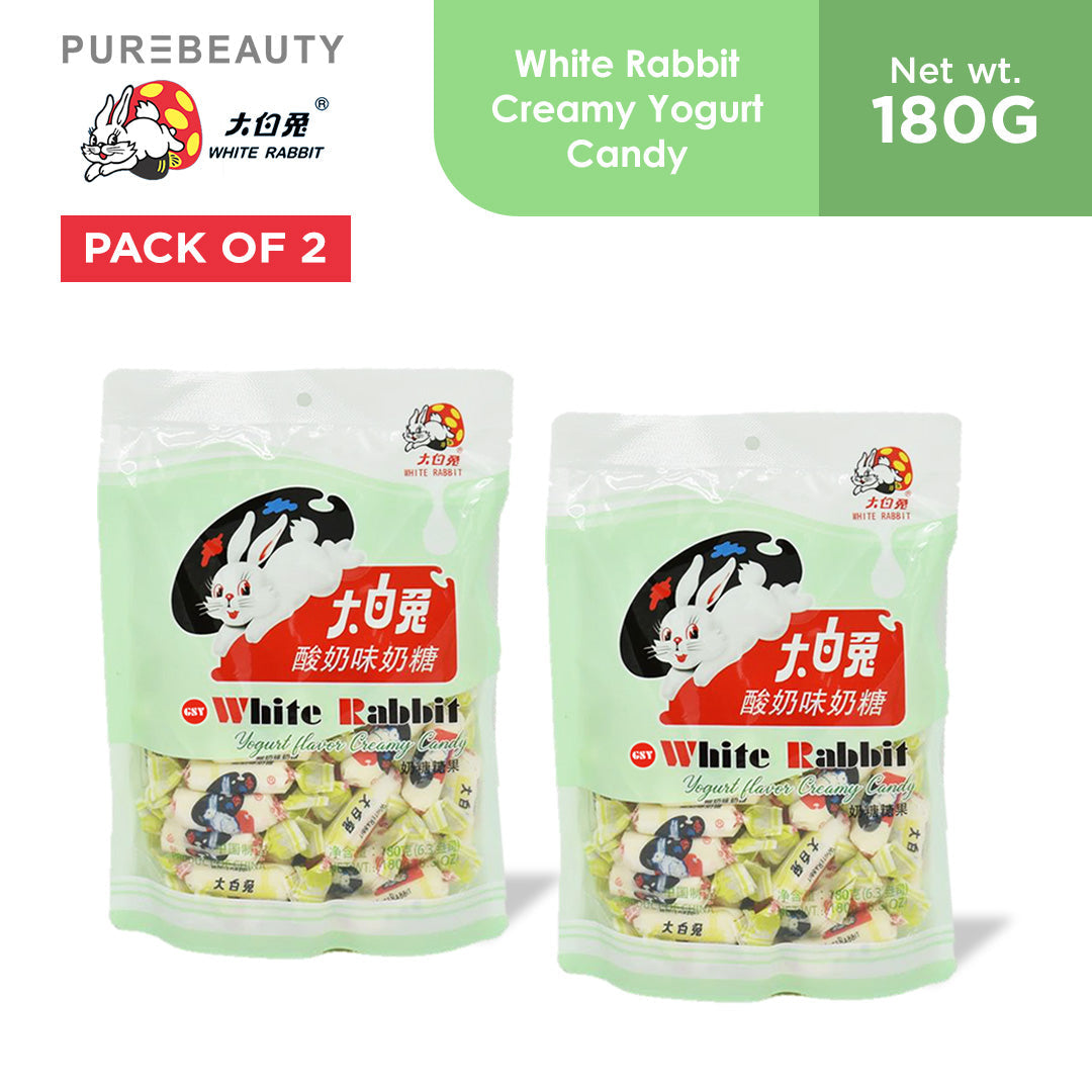 White Rabbit Yogurt Flavor Creamy Candy - 100% Original 180g (PACK OF ...