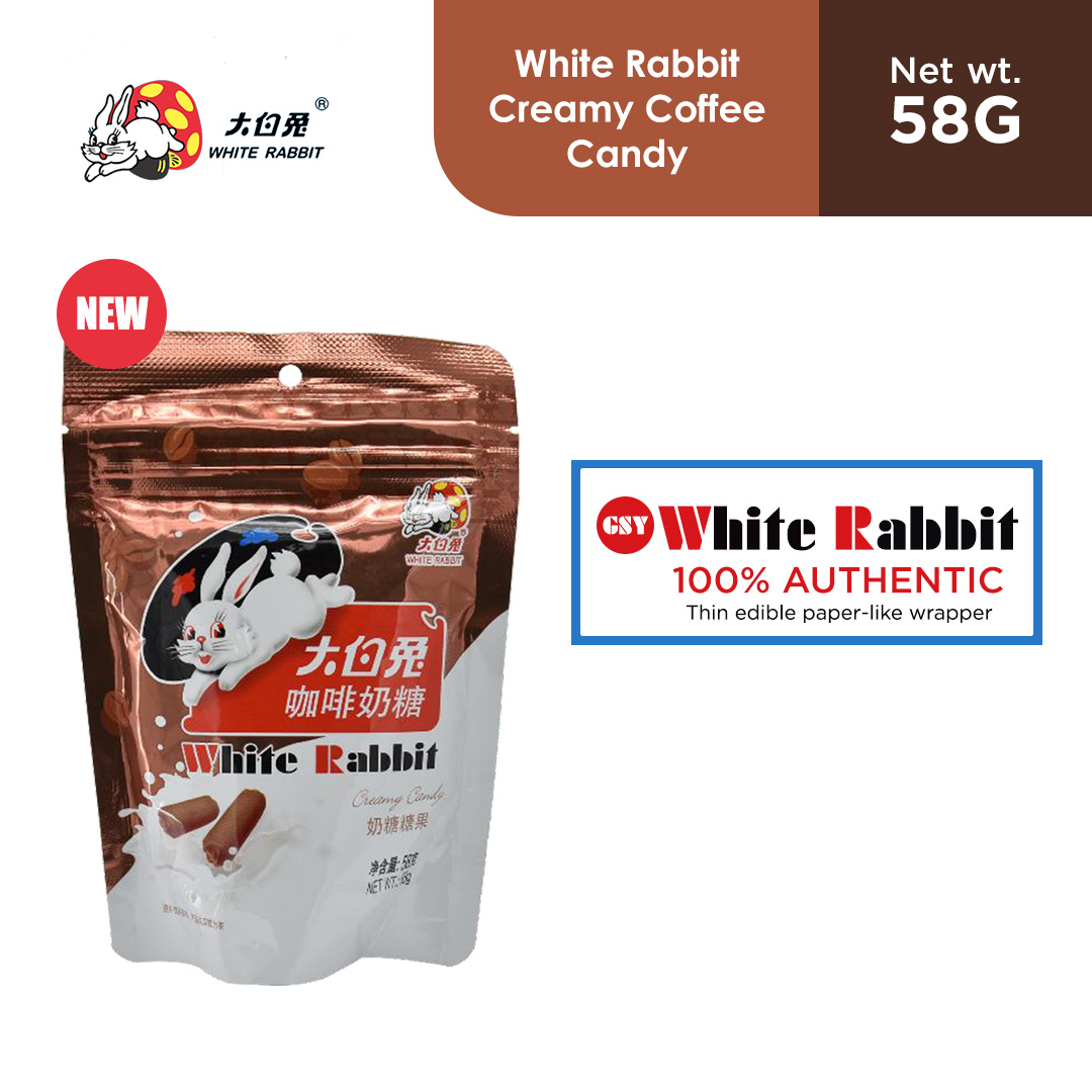 White Rabbit Coffee Creamy Candy - 100% Original 58g – Interior Source