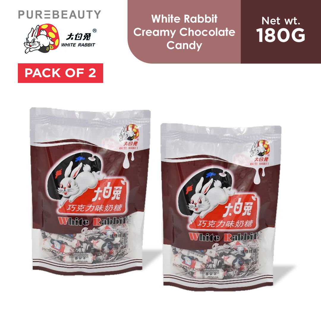 White Rabbit Chocolate Creamy Candy - 100% Original 180g (PACK OF 2 ...