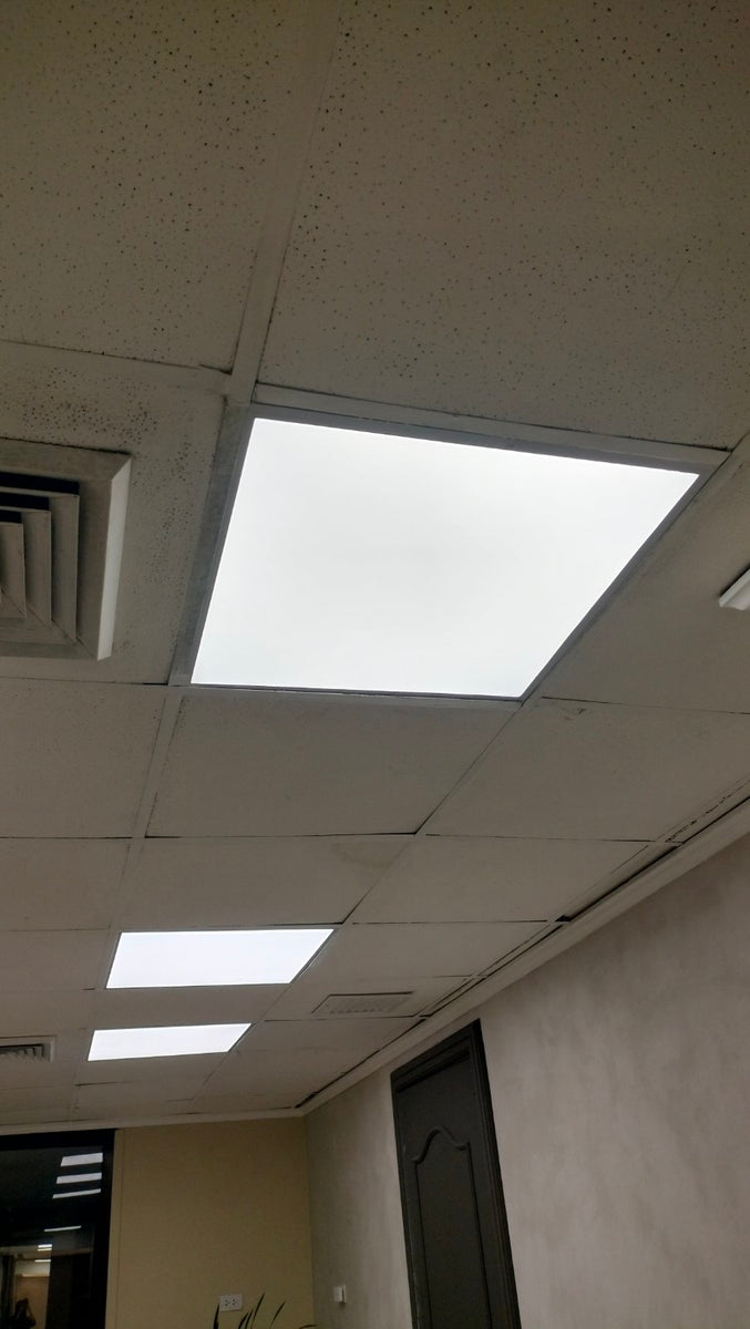 Halo Design Square LED Panel Light White – Interior Source