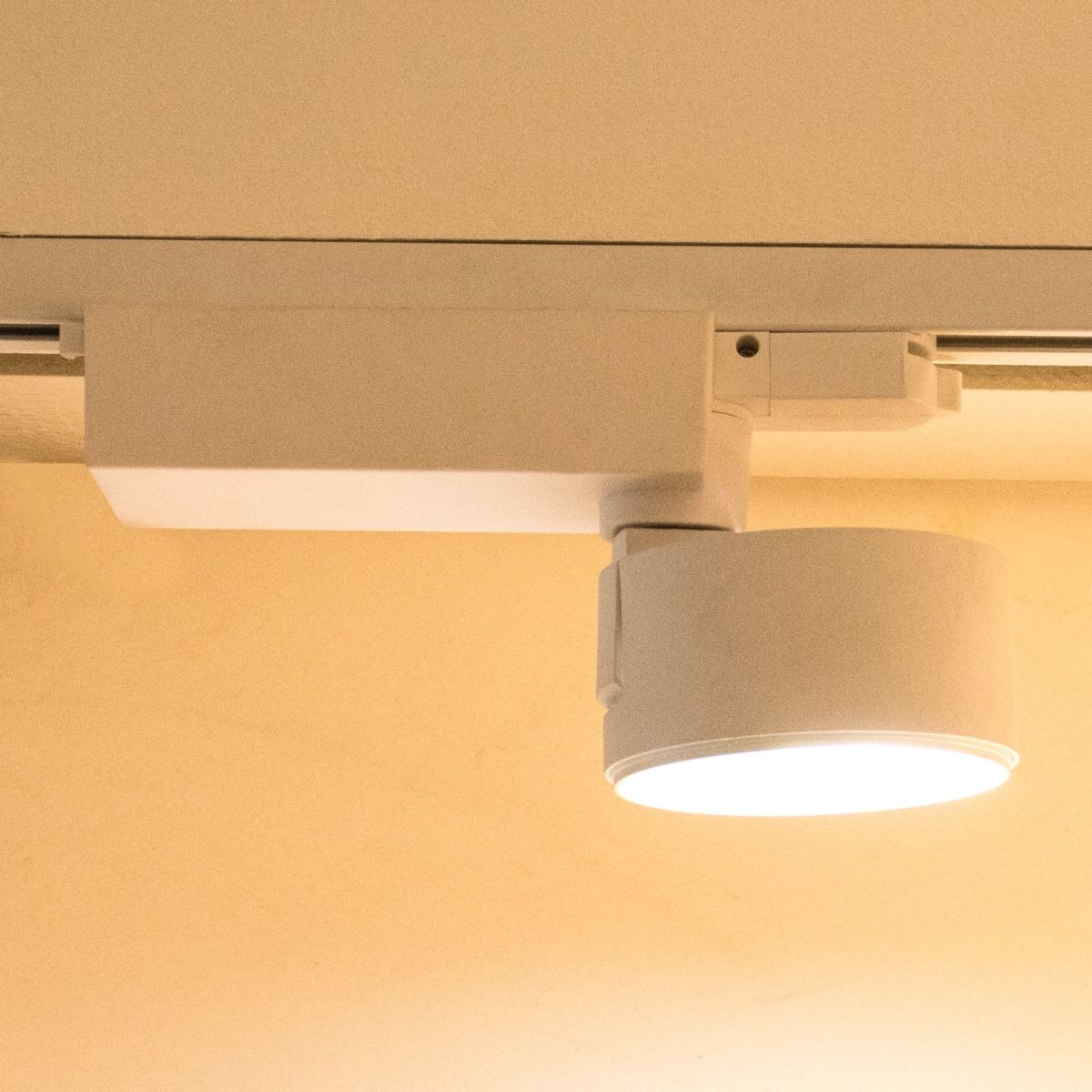 Lumenis Round Track Light Black and White – Interior Source