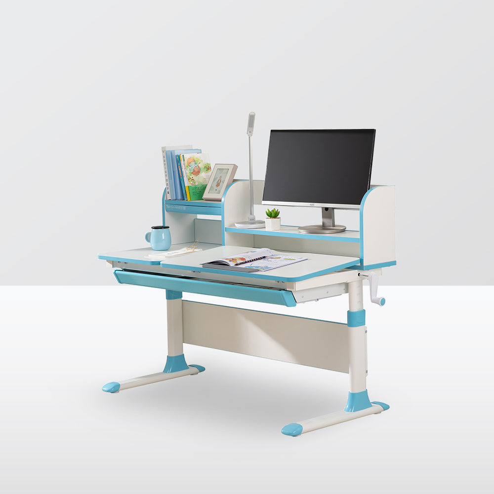 Totguard Buzz Ergonomic Adjustable Study Table Blue – Interior Source