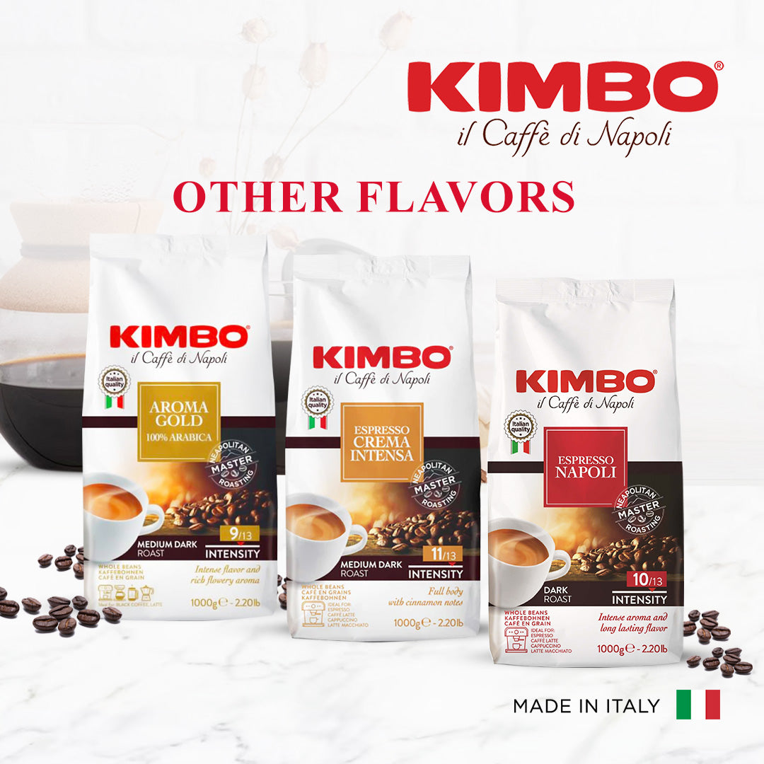 Kimbo Whole Bean- Espresso Napoli 500g, Italy – Interior Source